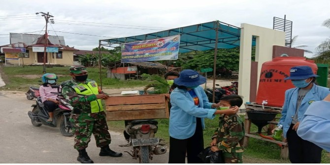 Gugus Tugas Posko Relawan Pencegahan Covid-19 Kampung Dayun Berjaga dan ...